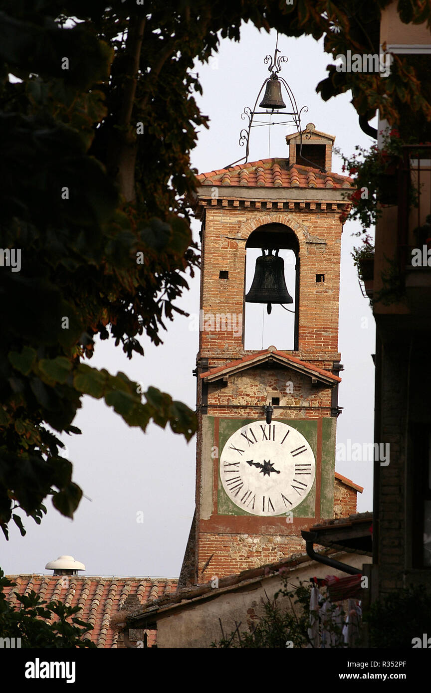 Beltower in Citerna medieval town (Perugia), Umbria region, Italy Photo ...
