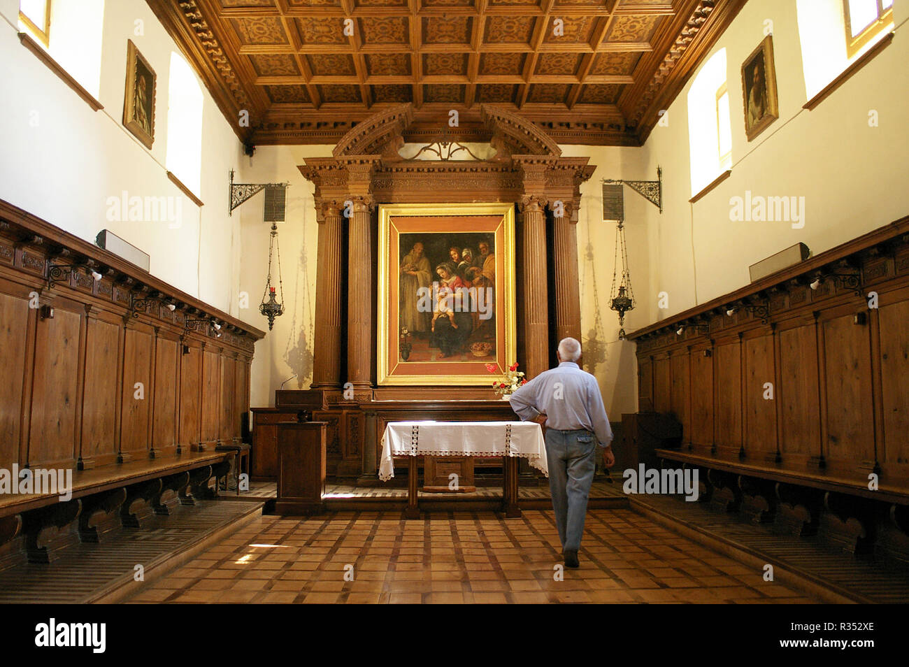 Church in the hermitage of Camaldoli, Eremo di Camaldoli , Poppi ...