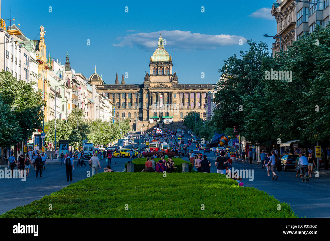 Architecture wenceslas square hi-res stock photography and images - Alamy