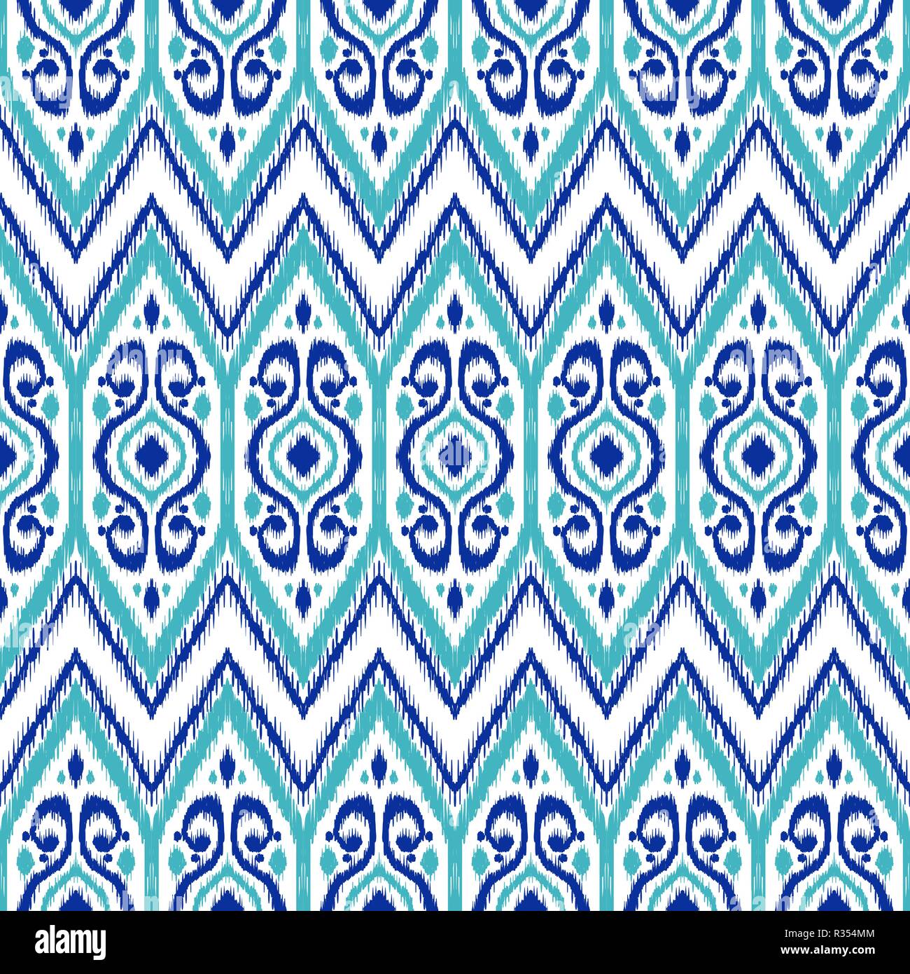 Ikat geometric folklore pattern Stock Vector Image & Art - Alamy
