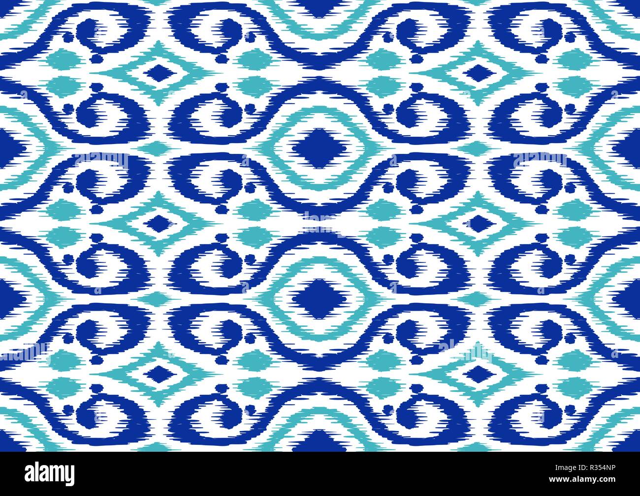 Ikat geometric folklore pattern Stock Vector Image & Art - Alamy