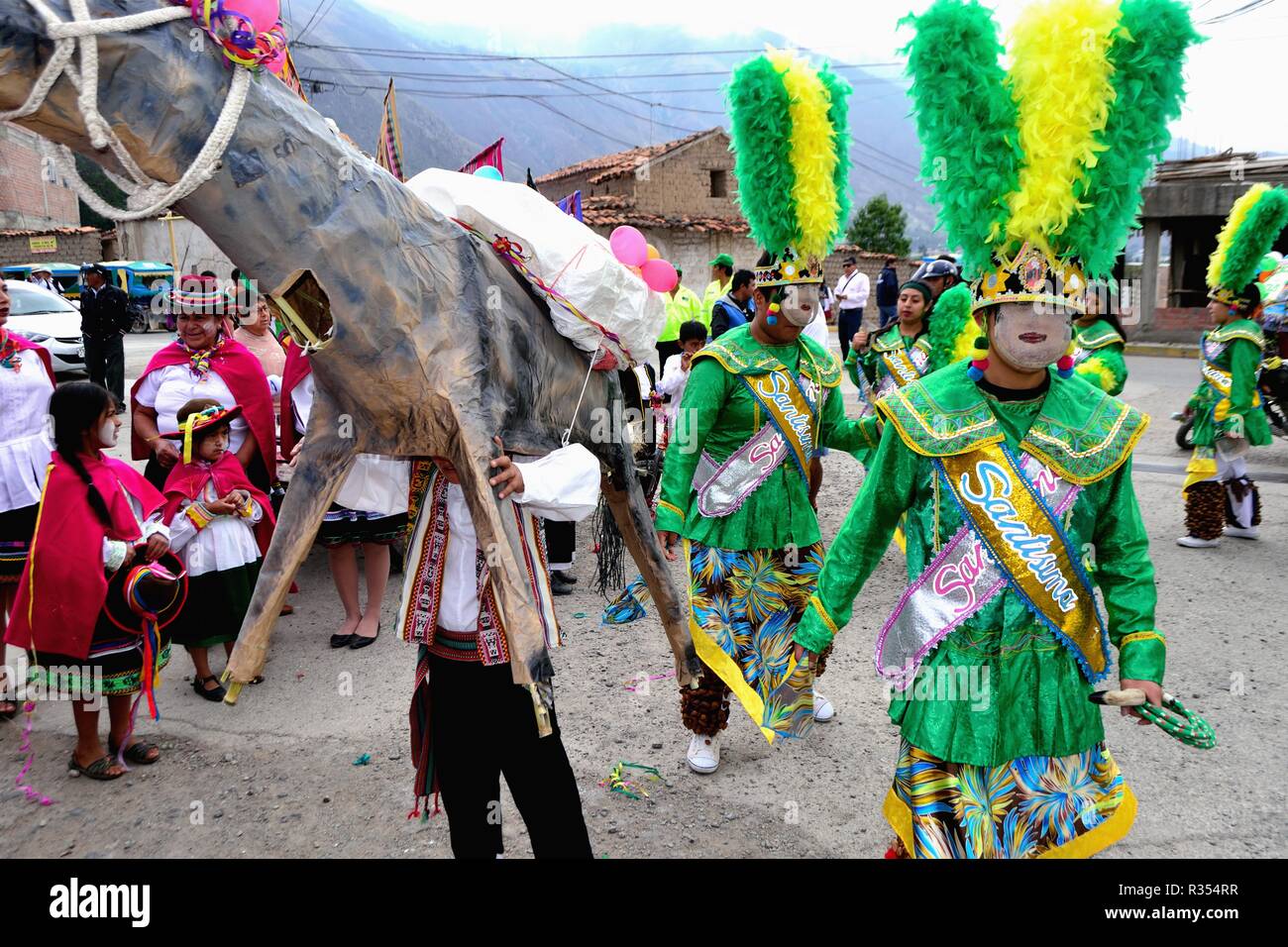 Carnival in CARAZ. Department of Ancash.PERU Stock Photo - Alamy