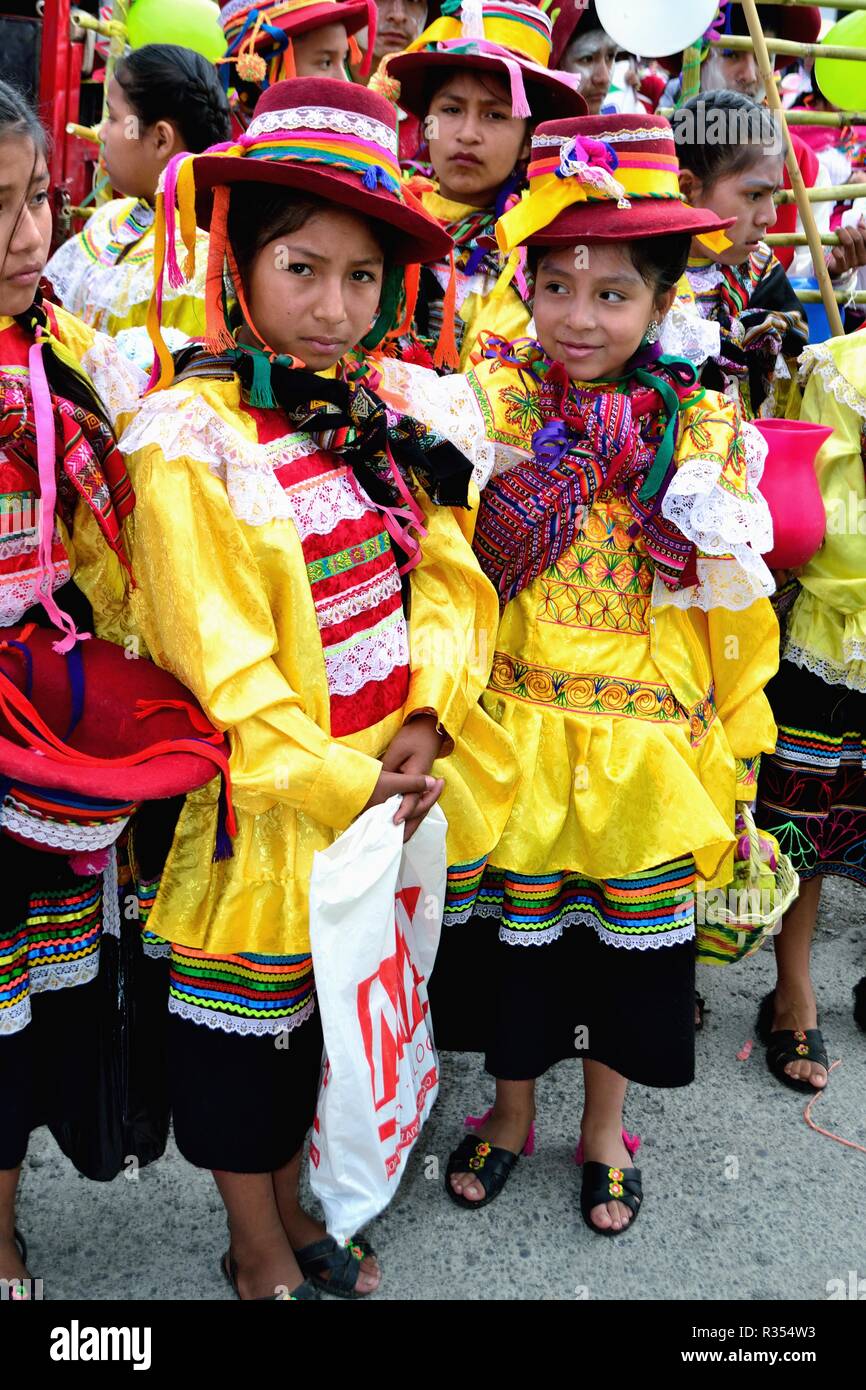 Carnival in CARAZ. Department of Ancash.PERU Stock Photo - Alamy