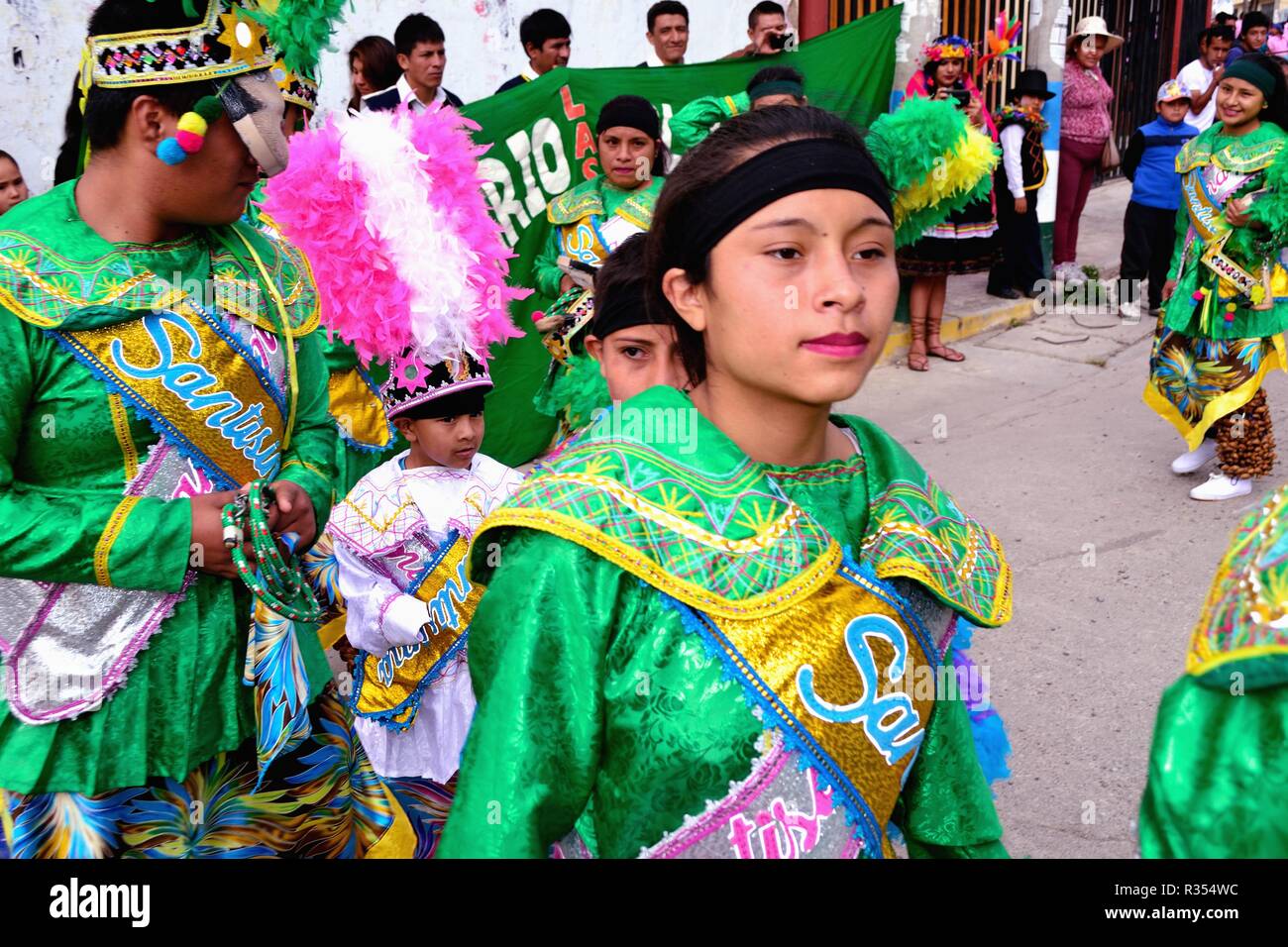 Carnival in CARAZ. Department of Ancash.PERU Stock Photo - Alamy