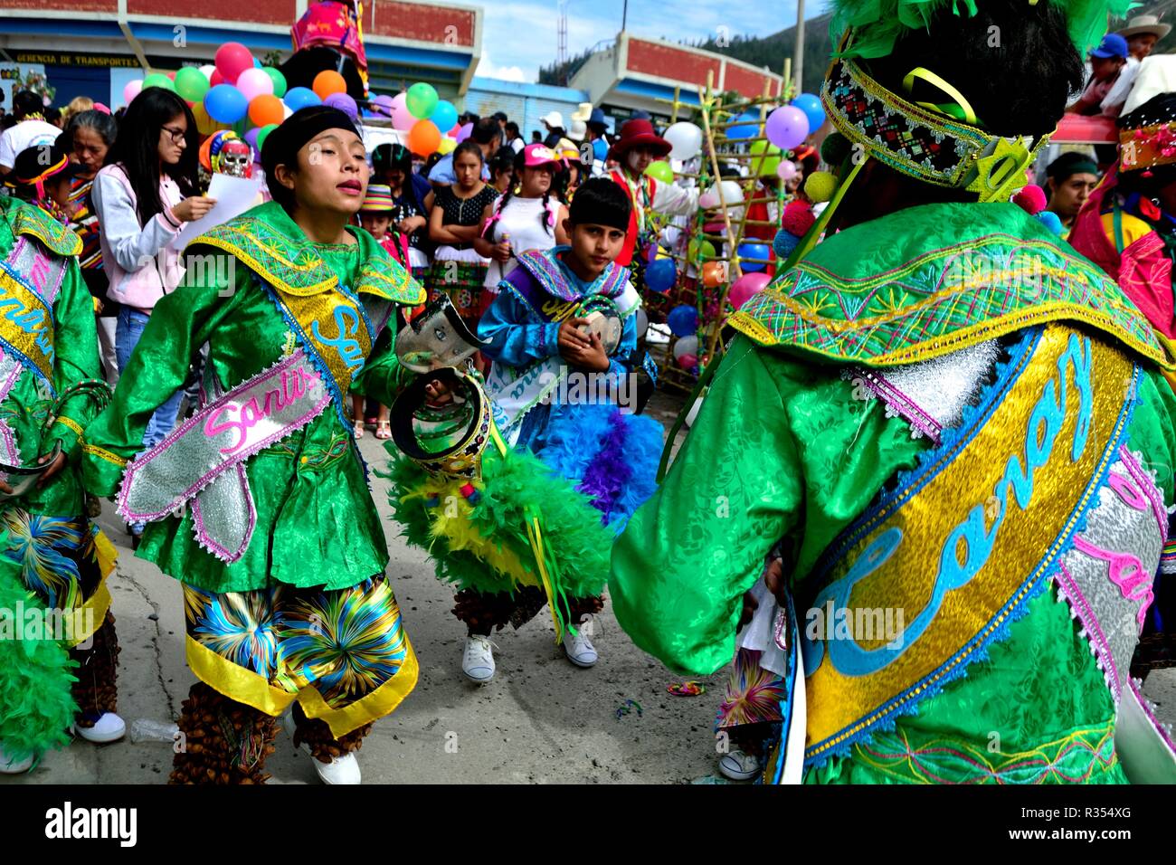 Carnival in CARAZ. Department of Ancash.PERU Stock Photo - Alamy
