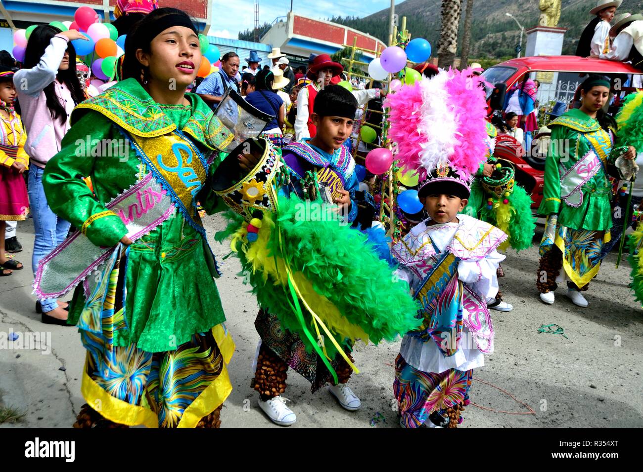 Carnival in CARAZ. Department of Ancash.PERU Stock Photo - Alamy
