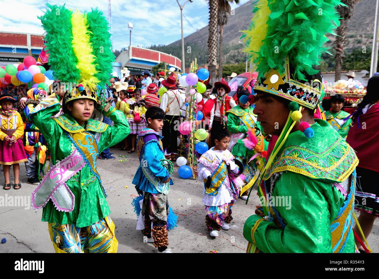 Carnival in CARAZ. Department of Ancash.PERU Stock Photo - Alamy