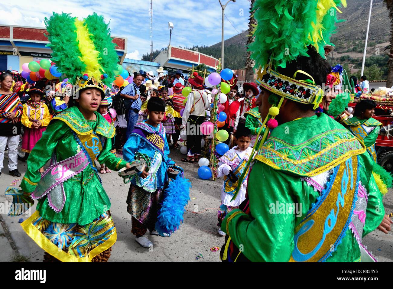 Carnival in CARAZ. Department of Ancash.PERU Stock Photo - Alamy