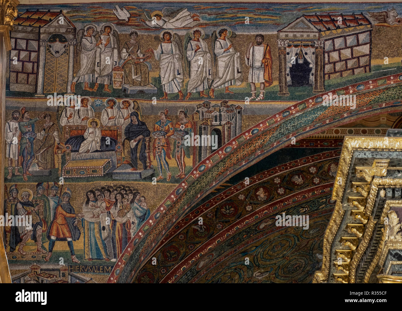 Rom, santa maria maggiore mosaik hi-res stock photography and images ...