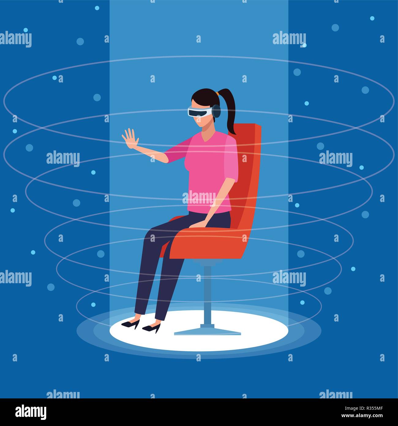 Test Versus Reality Stock Illustration Illustration Of