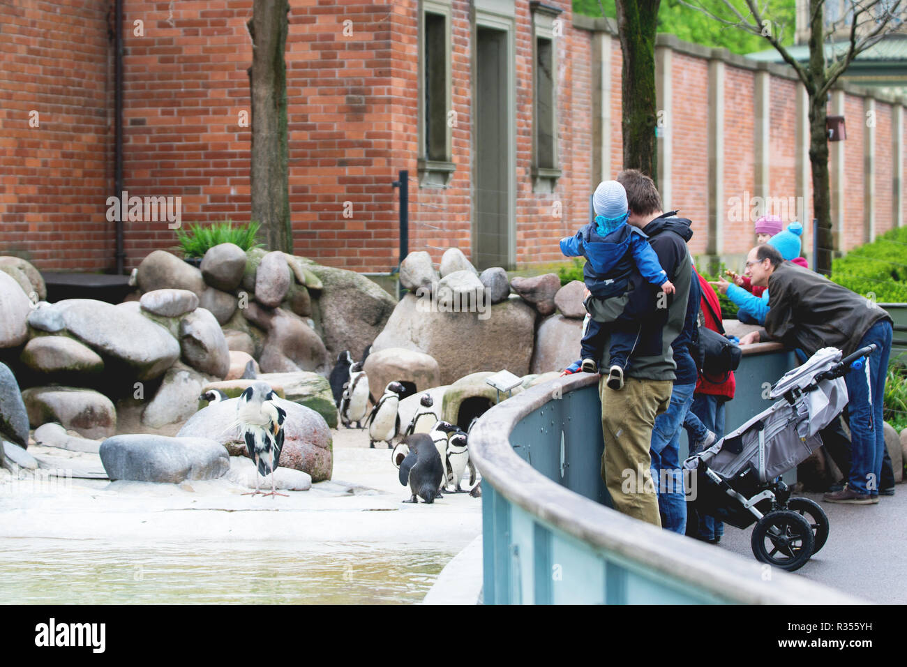 Child visiting zoo hi-res stock photography and images - Alamy