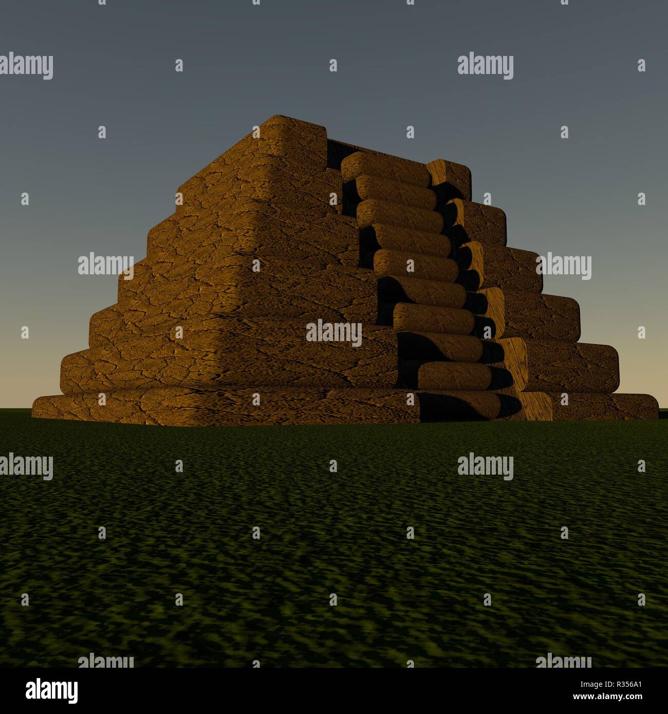 Ziggurat style hi-res stock photography and images - Alamy