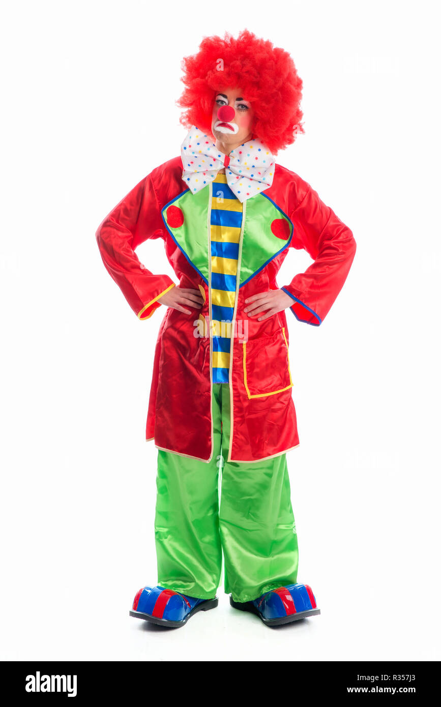 Sad circus clown hi-res stock photography and images - Alamy