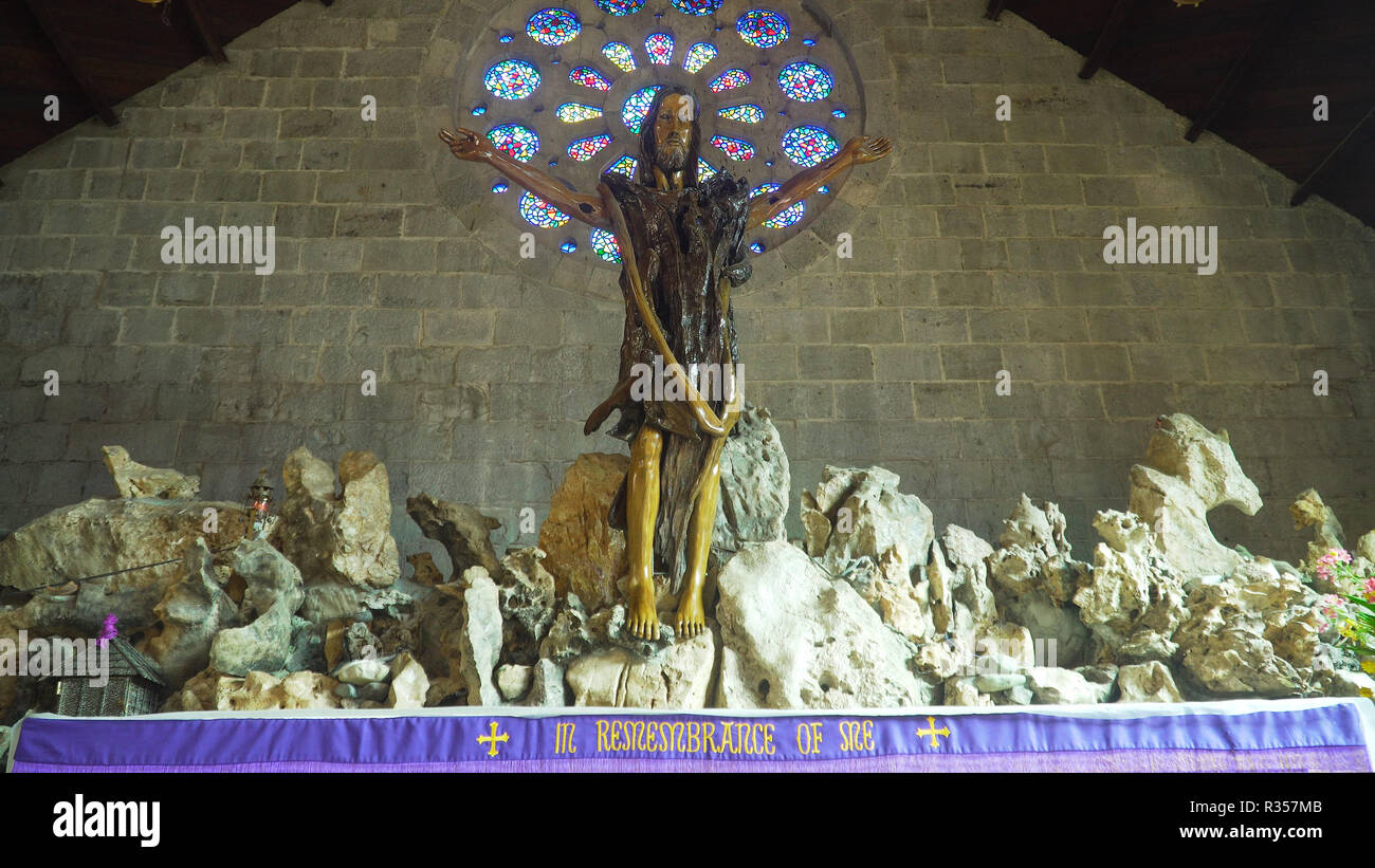 Christ on the Cross in the Interior of Church of St. Mary the Virgin ...
