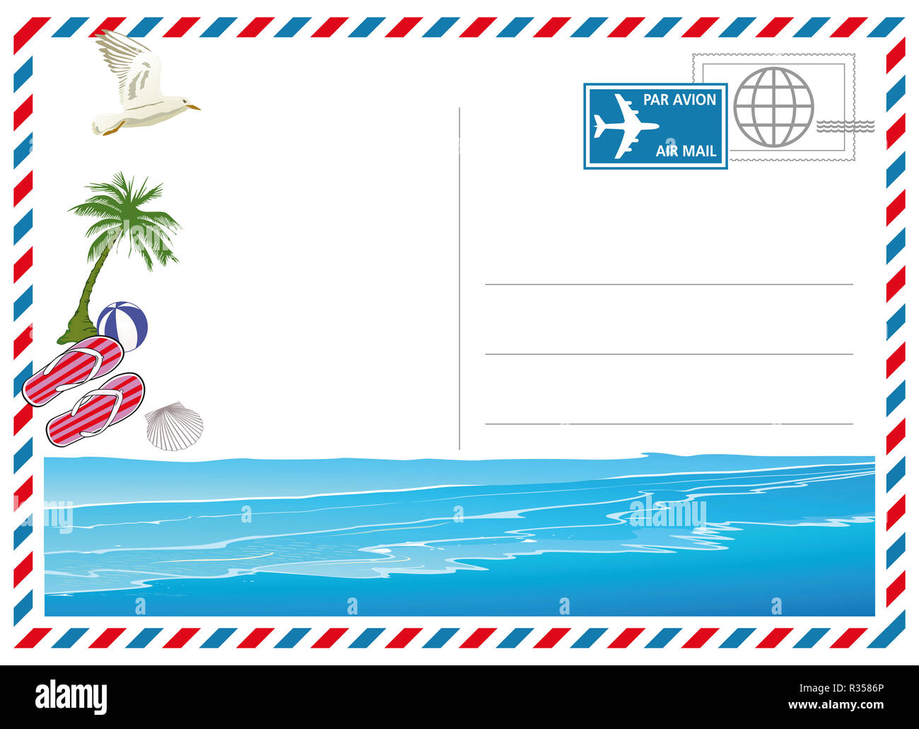 holiday and travel letter Stock Photo - Alamy