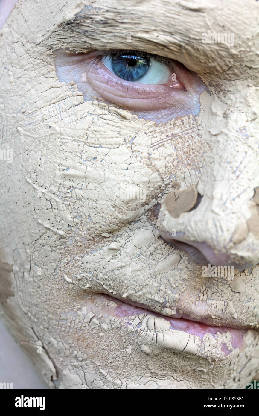 the man behind the mask Stock Photo - Alamy