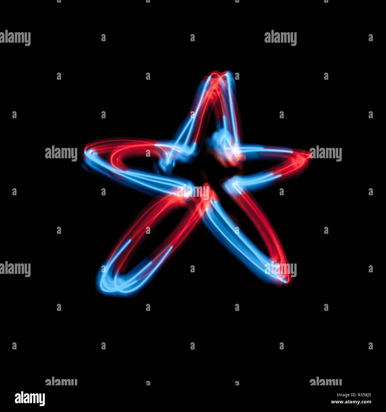Neon star hi-res stock photography and images - Alamy