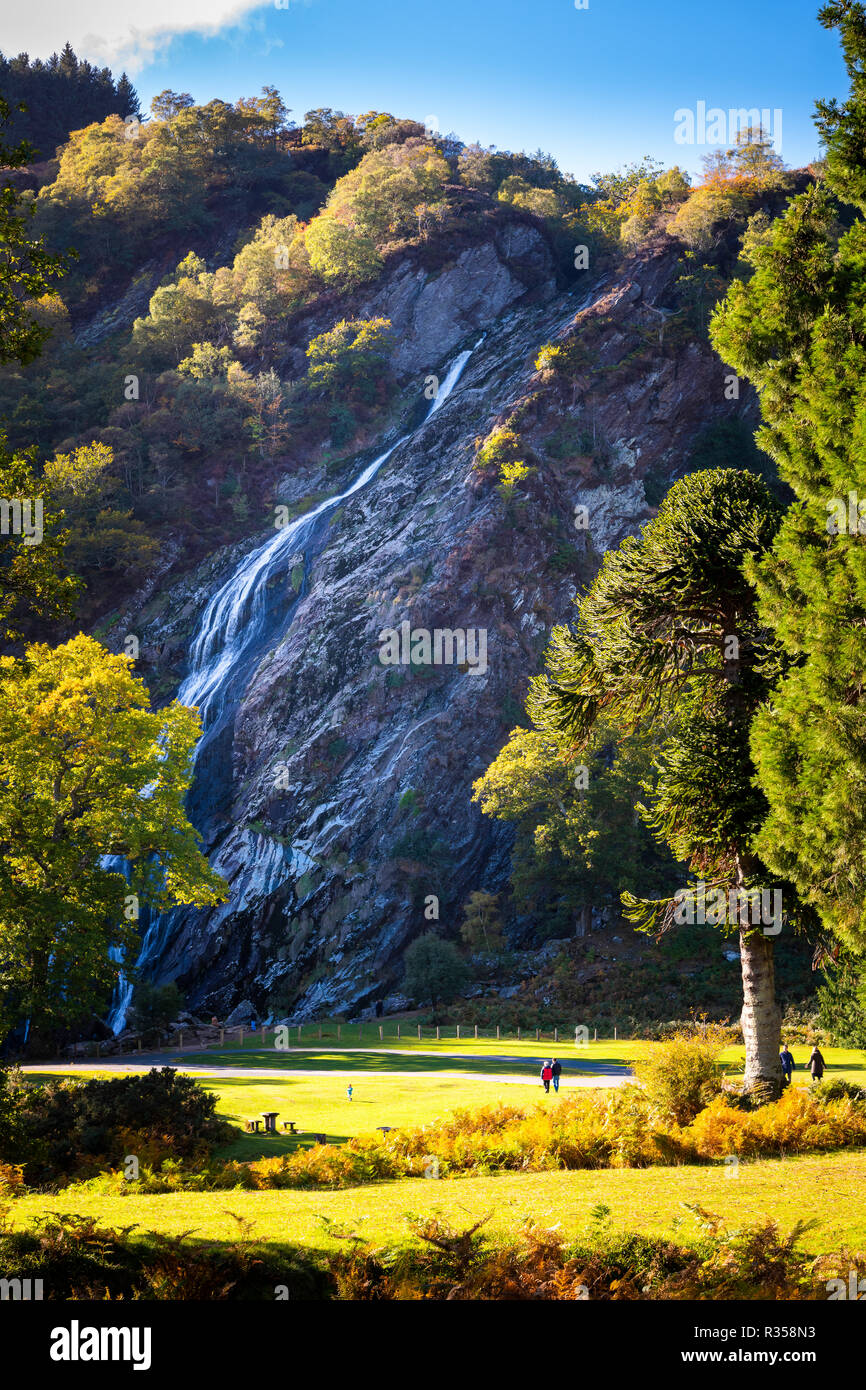 Powerscourt Waterfall in Wicklow Stock Photo - Alamy