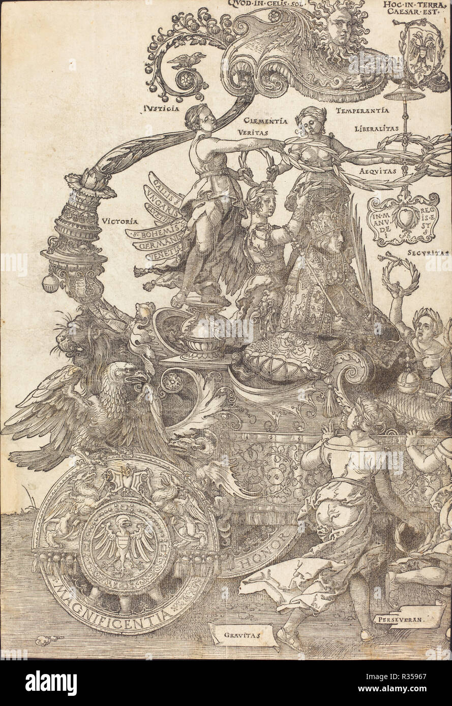 The Triumphal Chariot of Maximilian I (The Great Triumphal Car) [plate ...