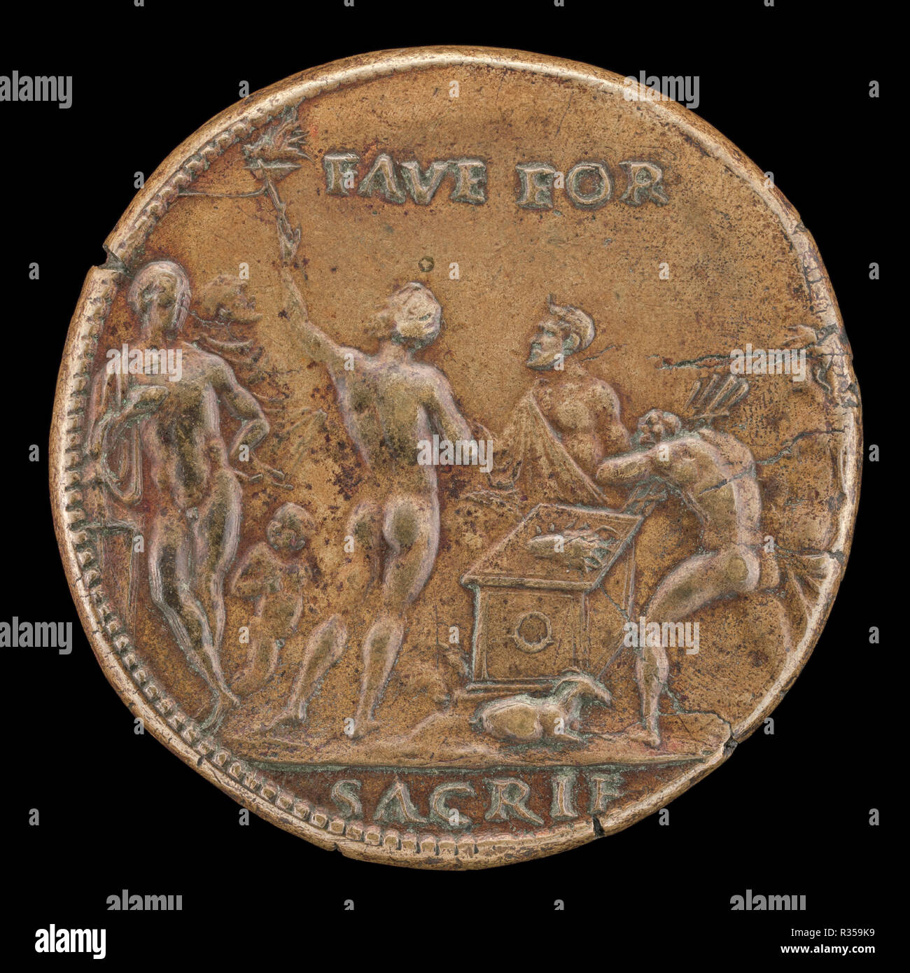 Sacrificial Scene [reverse]. Dated: 1508. Medium: bronze//Struck ...