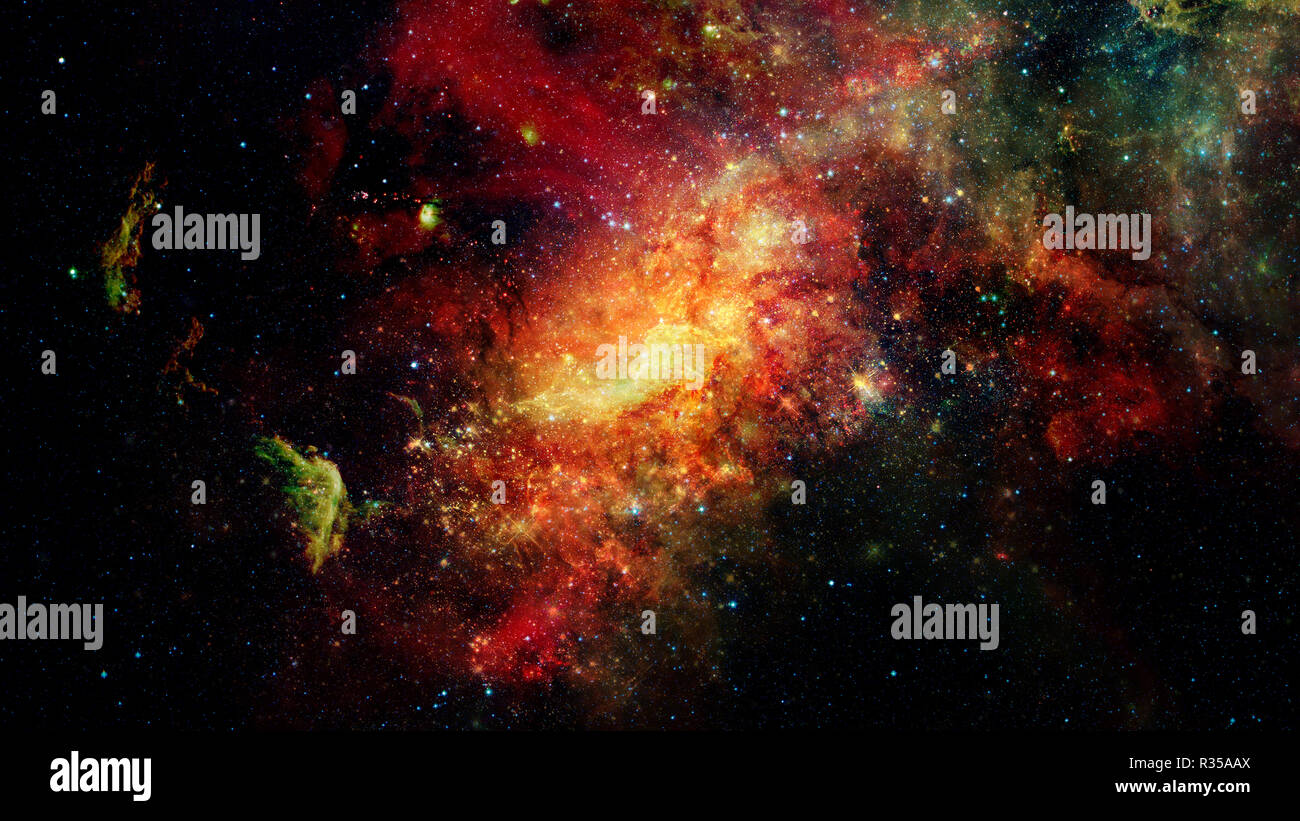 Glowing spiral galaxy. Darkness light. Elements of this Image furnished ...