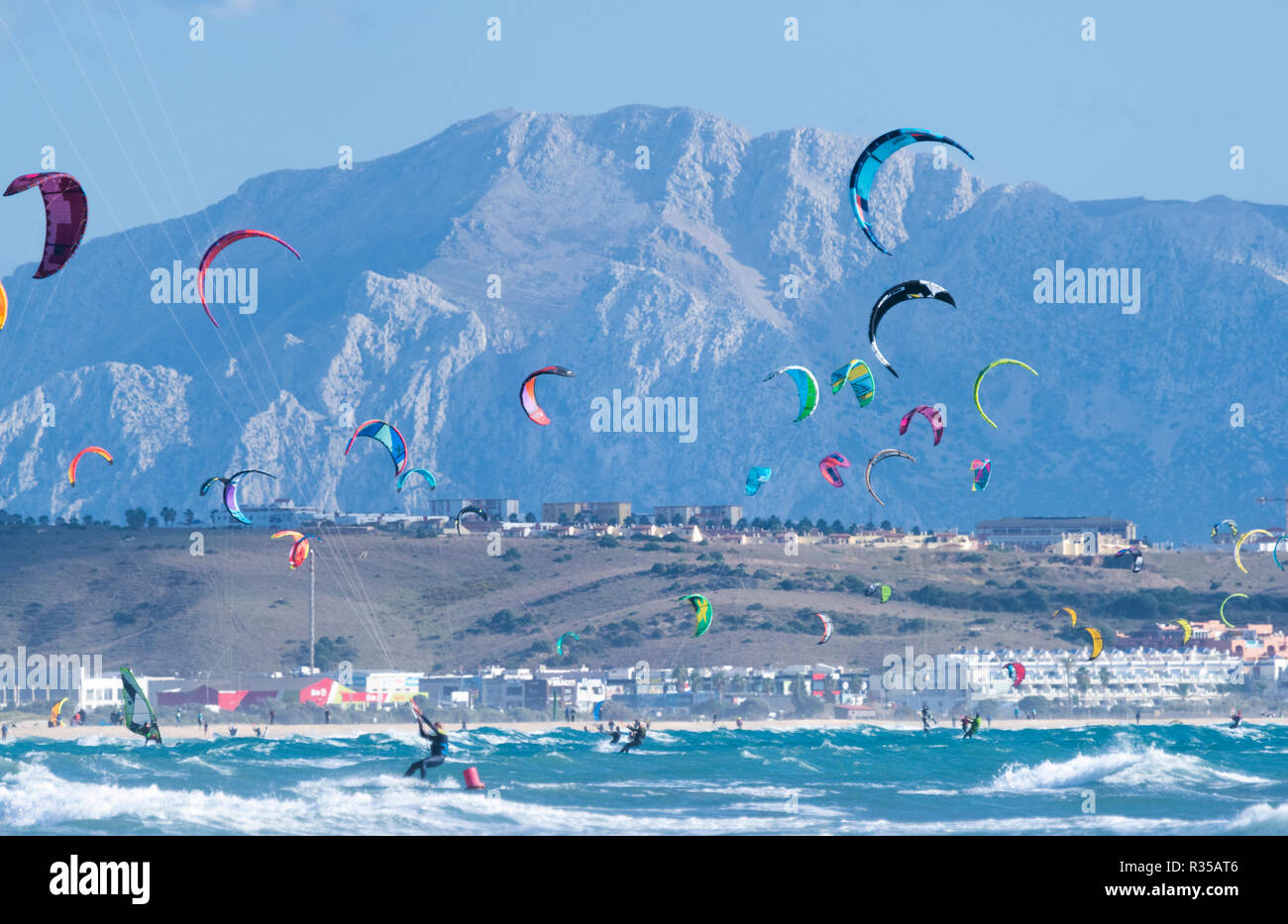 Tarifa and Morocco Stock Photo - Alamy