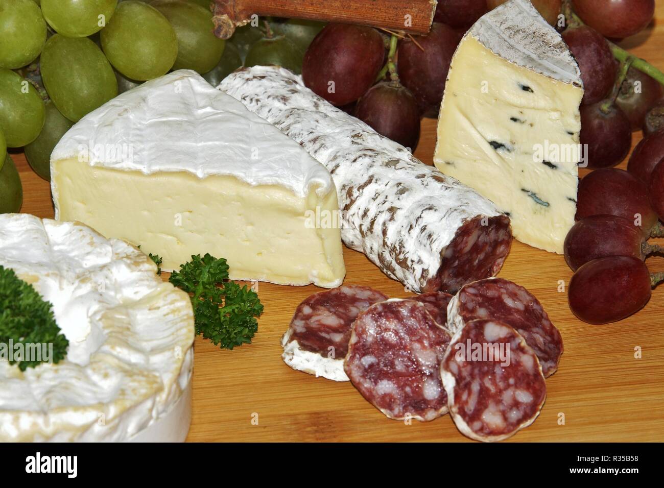 sausage and cheese Stock Photo - Alamy