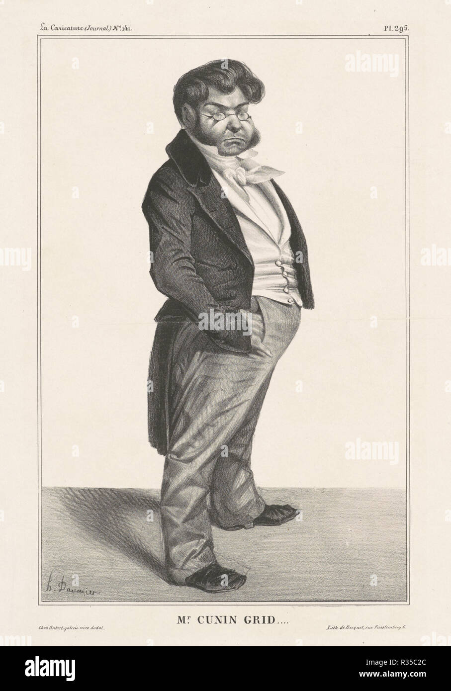 Mr. Cunin Grid...(Cunin-Gridaine). Dated: 19th century. Medium ...