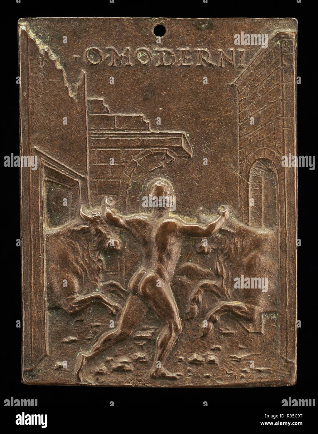 Hercules and the Cattle of Geryon. Dated: late 15th - early 16th ...