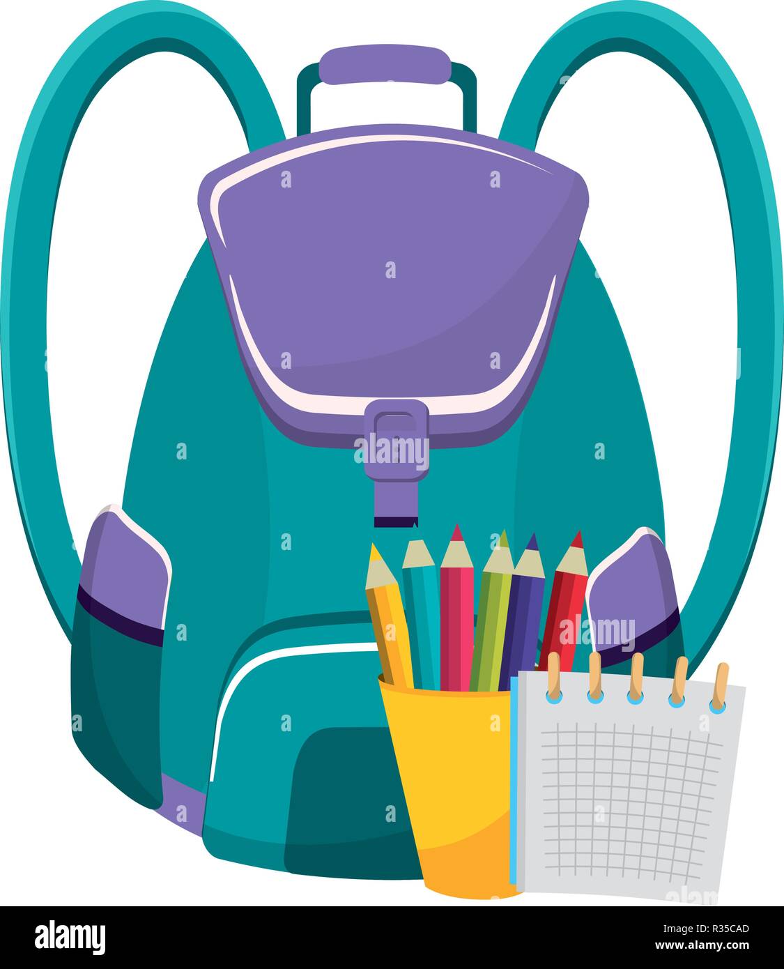 back to school tools vector illustration graphic design Stock Vector ...