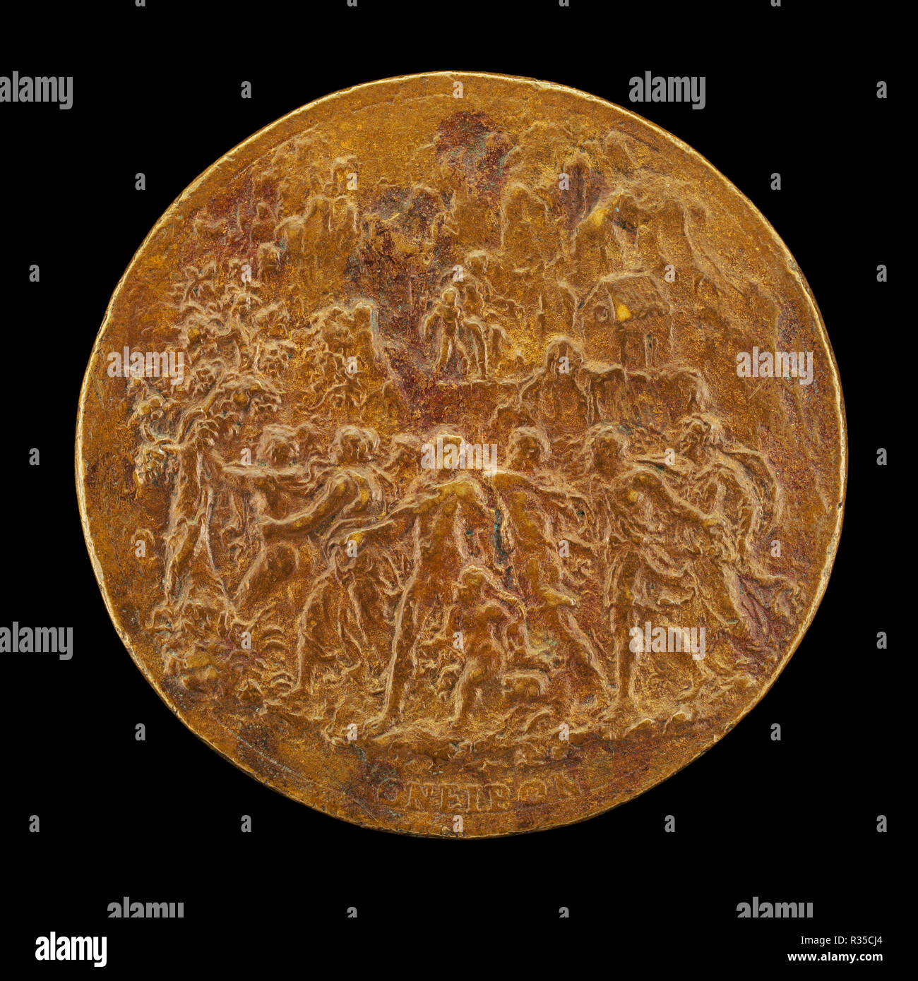 Vision of People Approaching a Vine [reverse]. Dated: c. 1550 ...