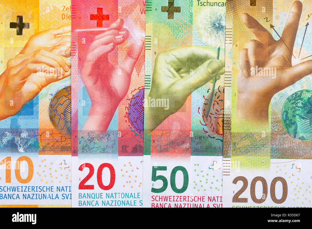 Swiss money, a business background Stock Photo - Alamy