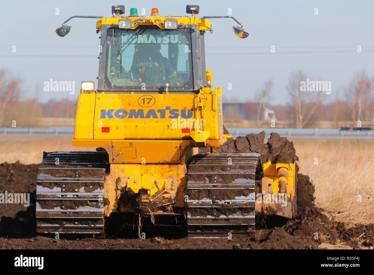 Dozer stripping soil hi-res stock photography and images - Alamy