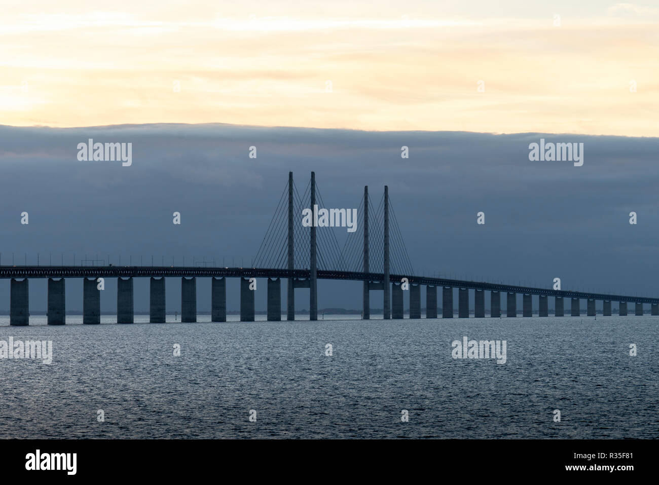 The Oresund Bridge Stock Photo - Alamy