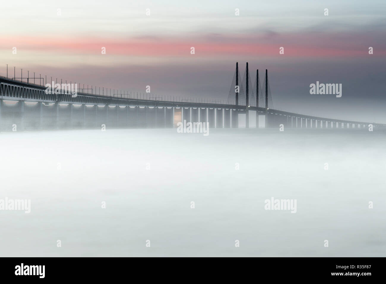 The Oresund Bridge Stock Photo - Alamy