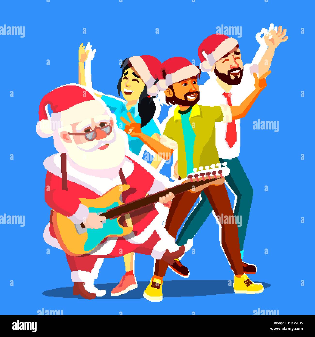 Group dance quirky Stock Vector Images - Alamy