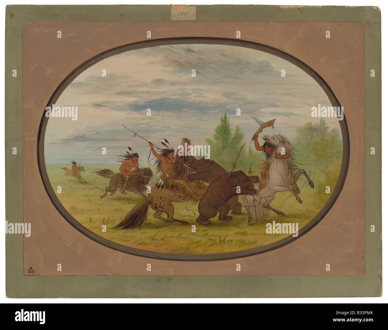 Native Americans Hunting Bear