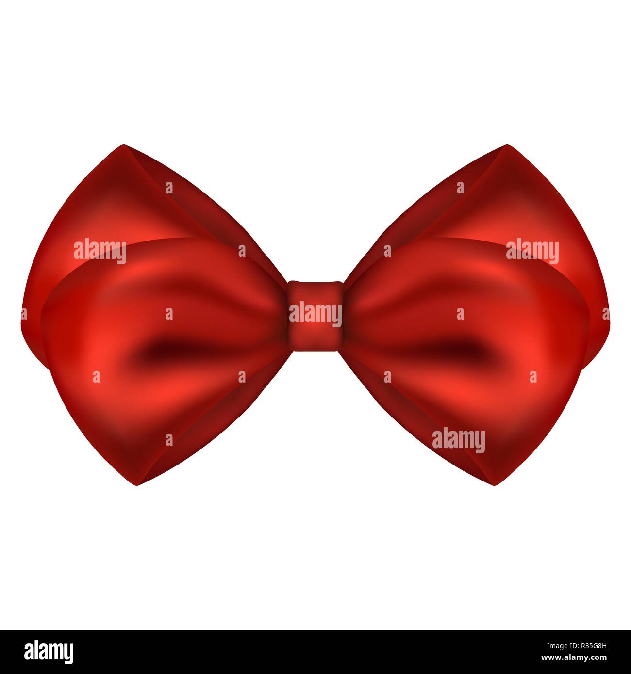 Vintage red bow Cut Out Stock Images & Pictures - Alamy