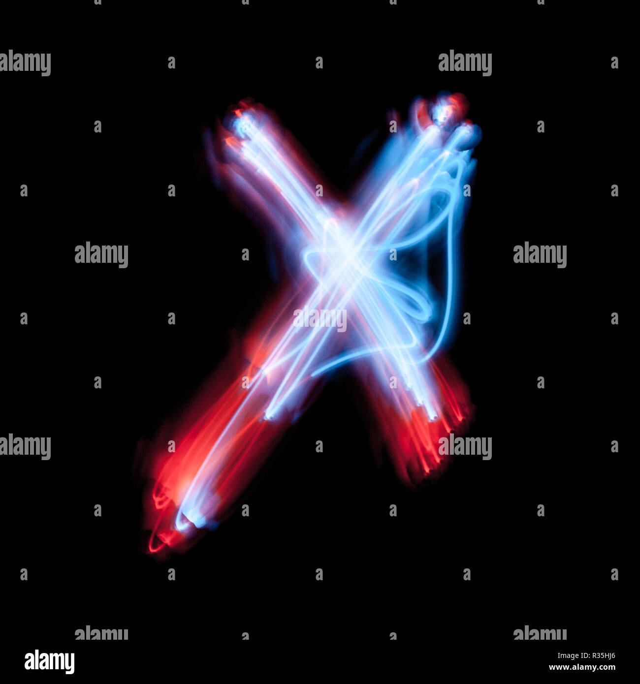 Letter x colored symbol hi-res stock photography and images - Alamy