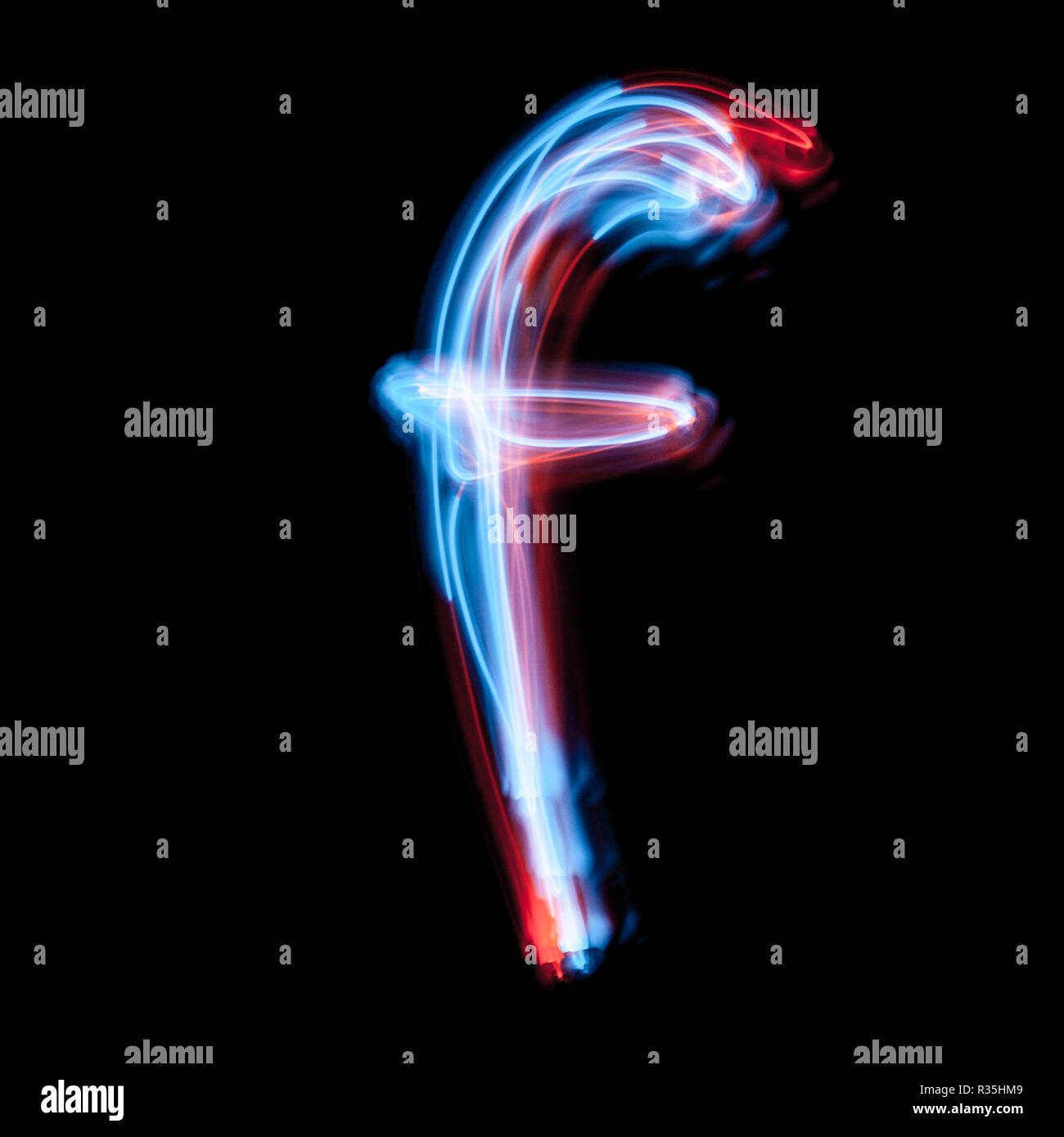 Neon letter f hi-res stock photography and images - Alamy
