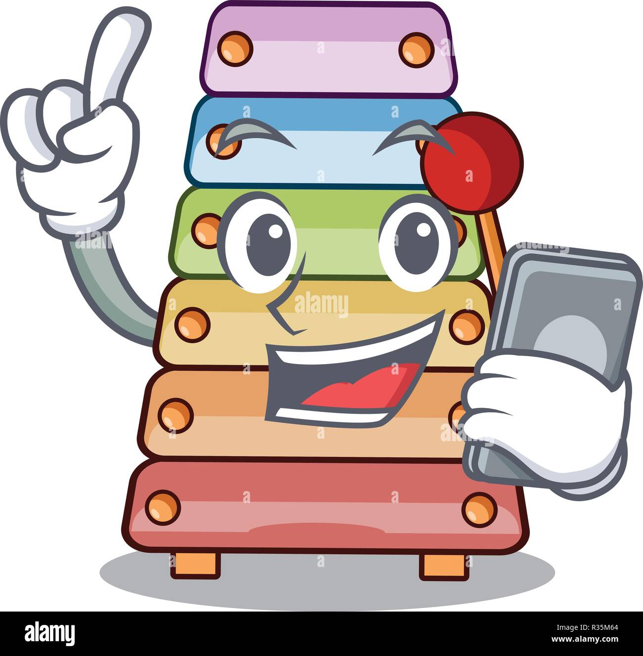 Funny child classical music Stock Vector Images - Alamy