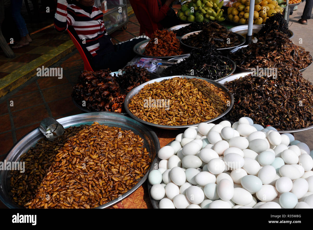 Insect market cambodia hi-res stock photography and images - Alamy
