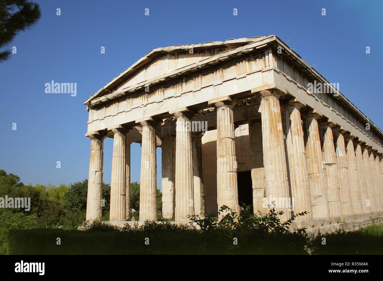 Agora of athens hi-res stock photography and images - Alamy
