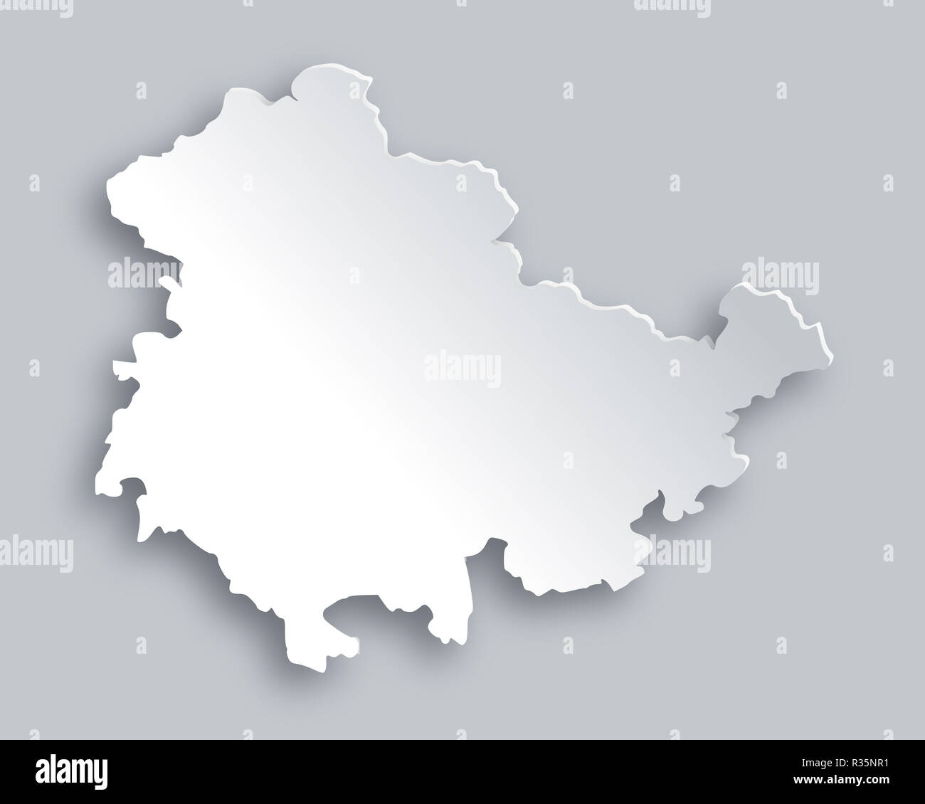 map of thuringia Stock Photo - Alamy