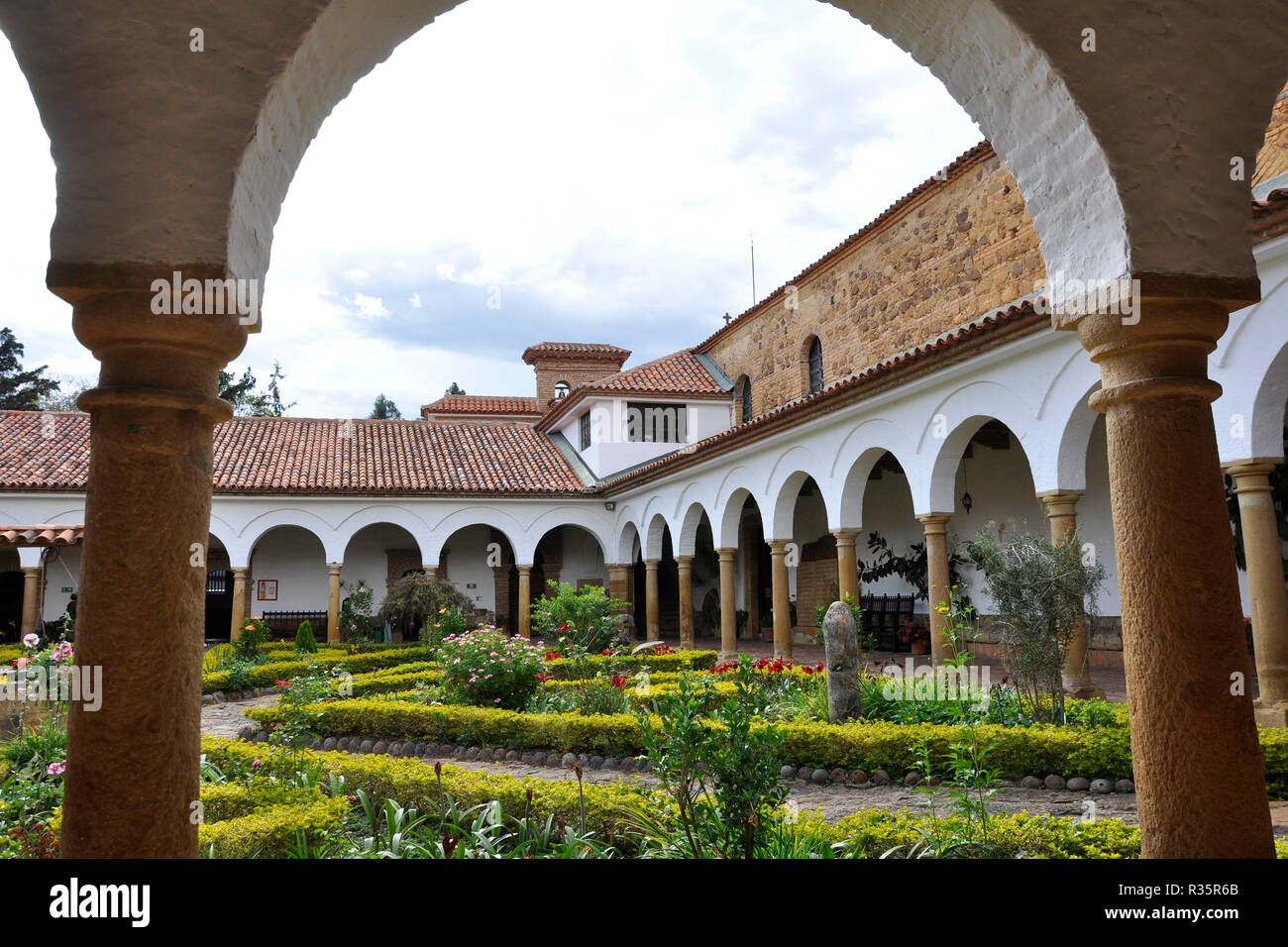 Colombia, Villa de Leyva, Monastery Stock Photo - Alamy