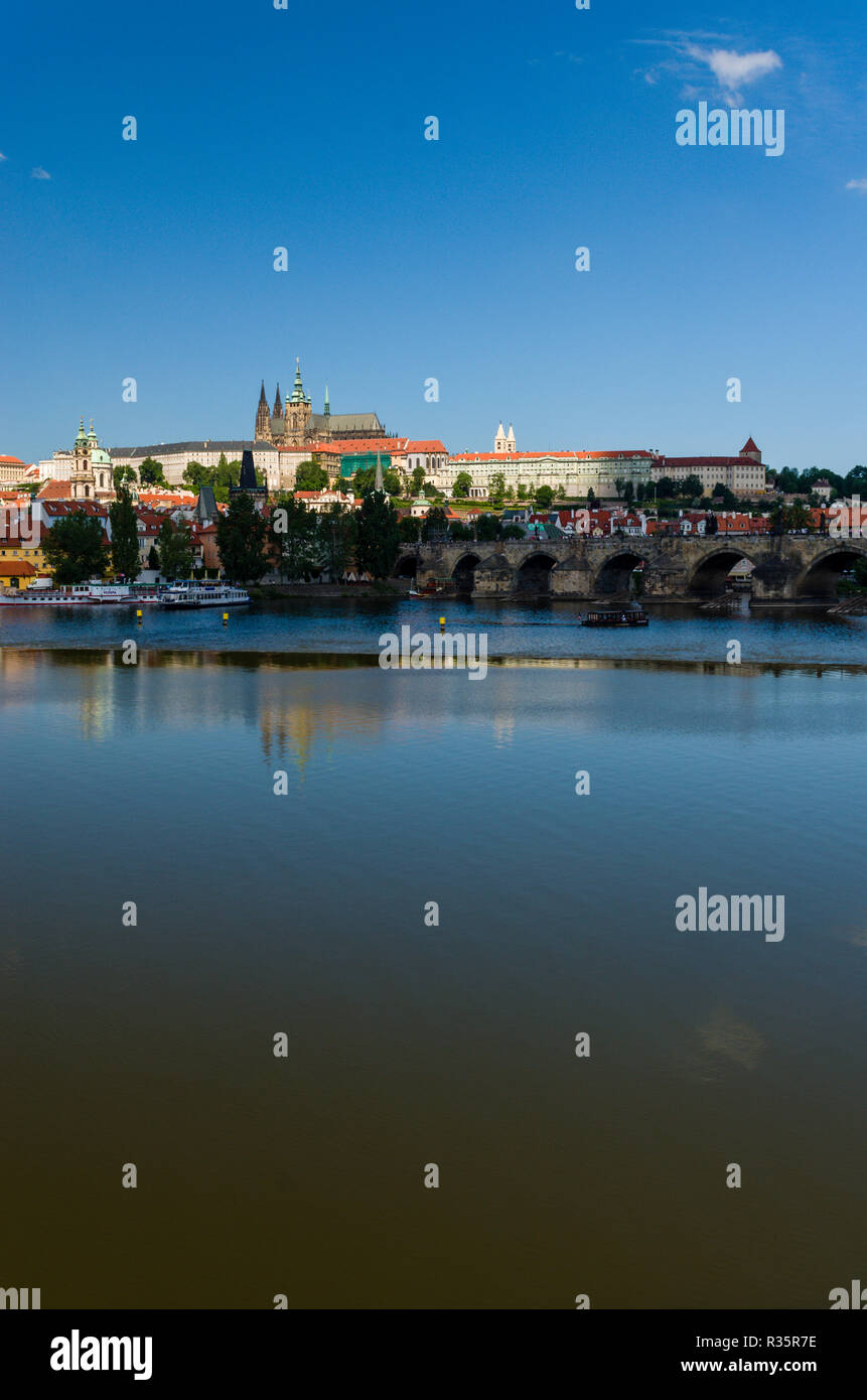 The "Hradčany", the Castle District, is surrounding the Prague Castle ...