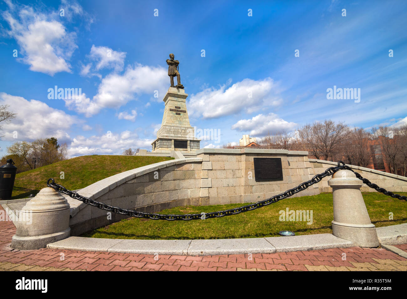 Monument to Muravyov-Amursky, the founder of Khabarovsk Stock Photo - Alamy