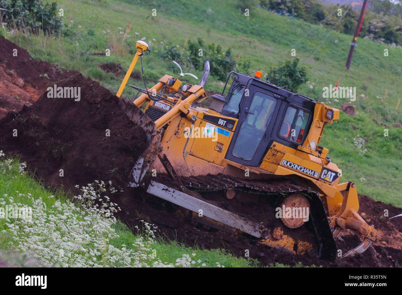 Stripping top soil hi-res stock photography and images - Alamy
