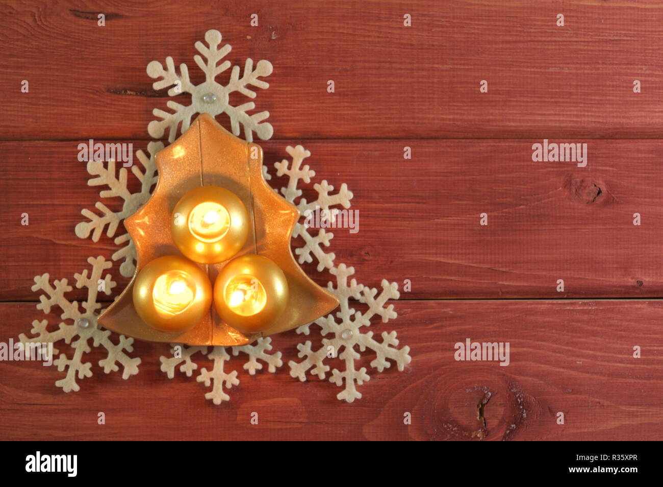 christmas tree with stars Stock Photo - Alamy