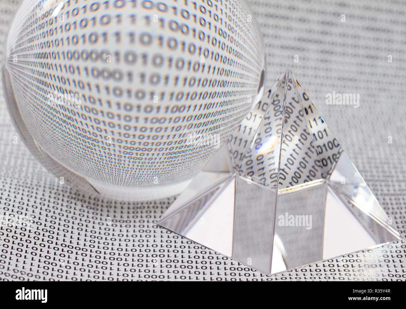 Binary pyramid hi-res stock photography and images - Alamy